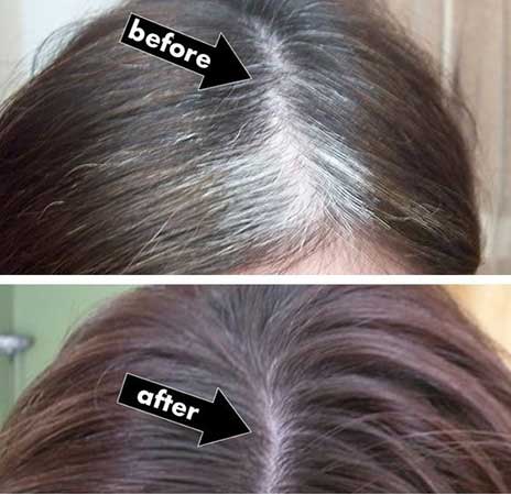HOW TO TURN WHITE HAIR INTO BLACK HAIR WITHOUT CHEMICALS
