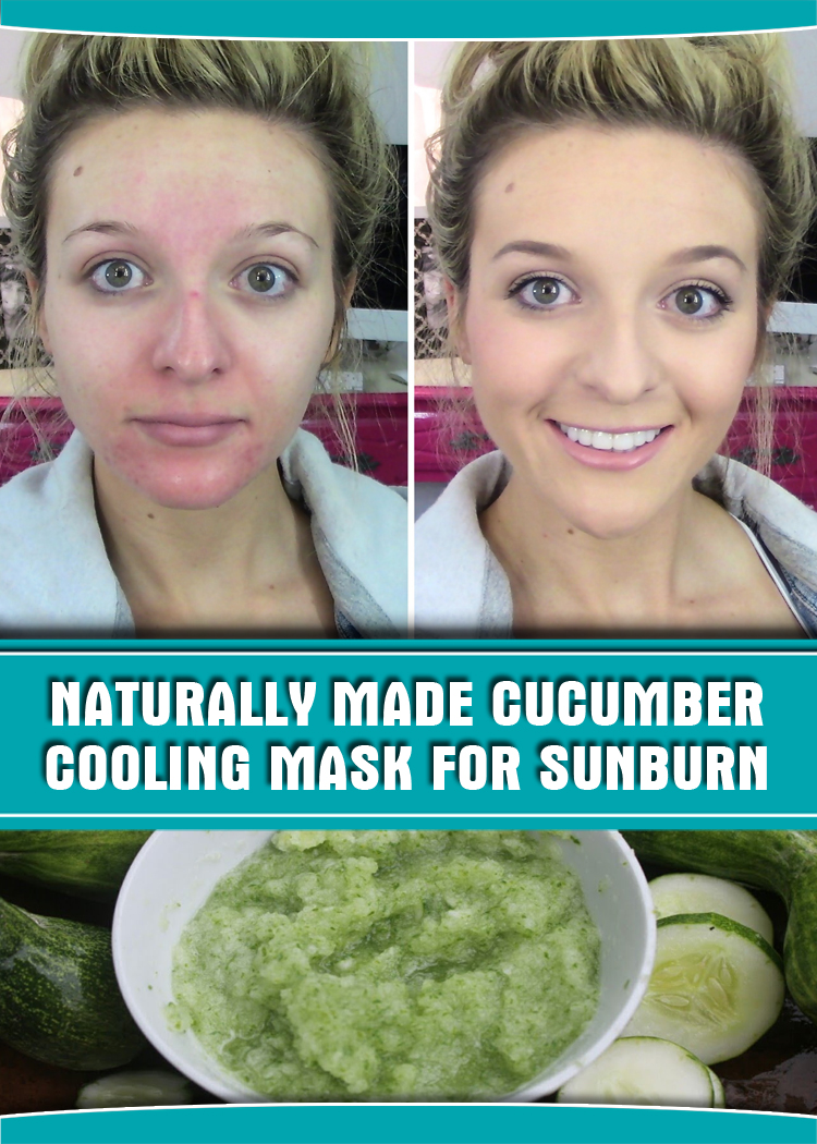 NATURALLY MADE CUCUMBER COOLING MASK FOR SUNBURN
